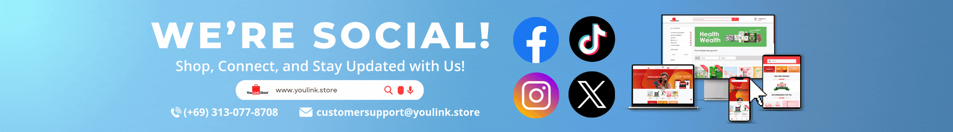 YouLink.Store operates as an e-commerce platform providing products and ...