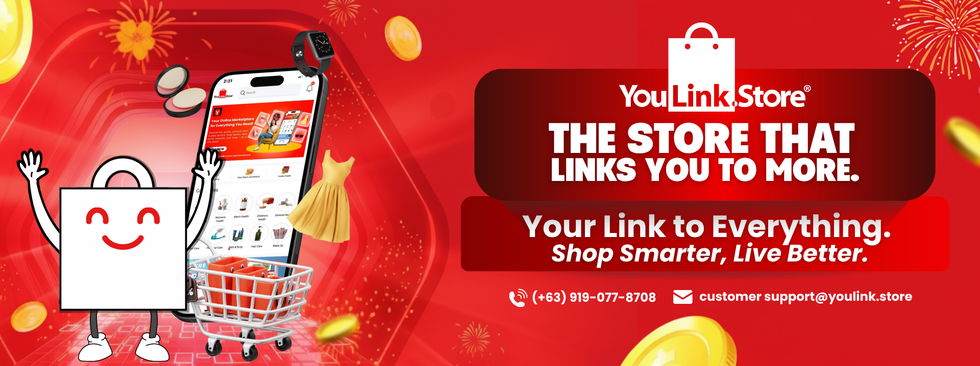YouLink.Store operates as an e-commerce platform providing products and ...